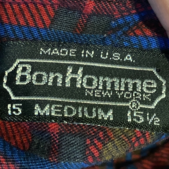 BonHomme | Shirts | Bonhomme Mens Button Down Shirt Size 5 12 | Poshmark